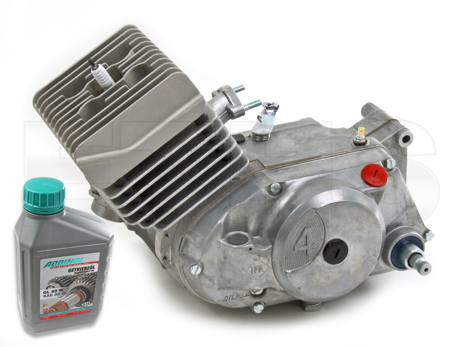 Simson Motor 50ccm NPC (4-Gang 60km/h) - Gehäuse natur - S51 S53 SR50 KR51/2 | ETHS Shop